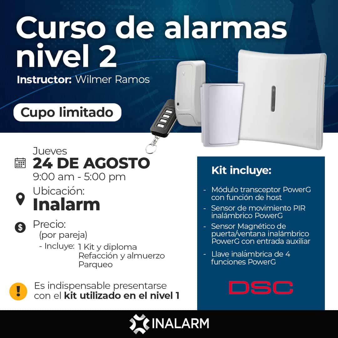 Curso basico de alarmas Nivel 2 - Inalarm Online